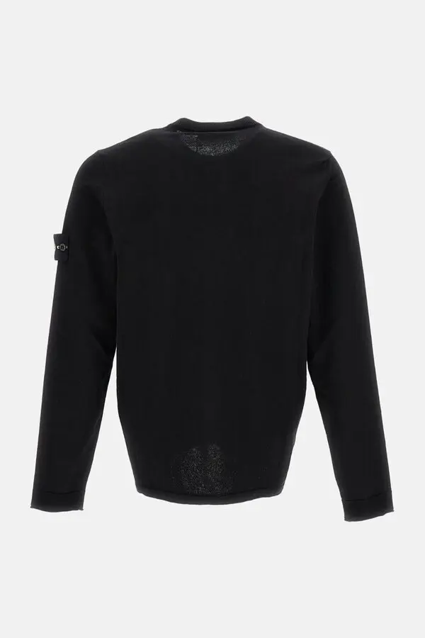 Stone Island Crewneck Pullover - Black