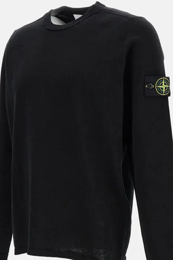 Stone Island Crewneck Pullover - Black