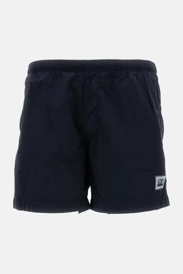 C.P. COMPANY Eco-chrome Beach Shorts - Blue