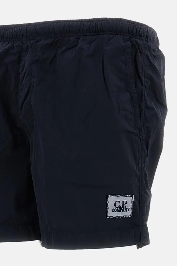C.P. COMPANY Eco-chrome Beach Shorts - Blue