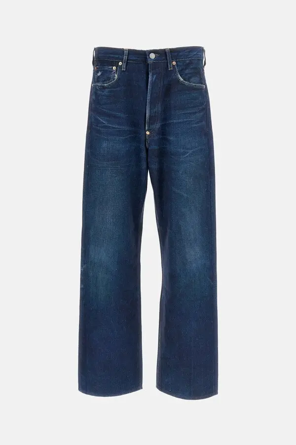 Junya Watanabe X Levi's Denim Effect Wide Leg Trousers - Blue