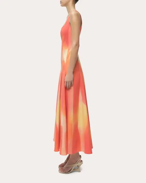 summer knit dress Missoni Colorful Herringbone Print Open Beck Maxi – roschic summer-essential 109cm(41 Color:Other Colors TOP 10 BEST Party