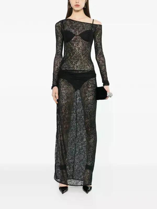 Kiki De Montparnasse Lace Long-sleeved Dress