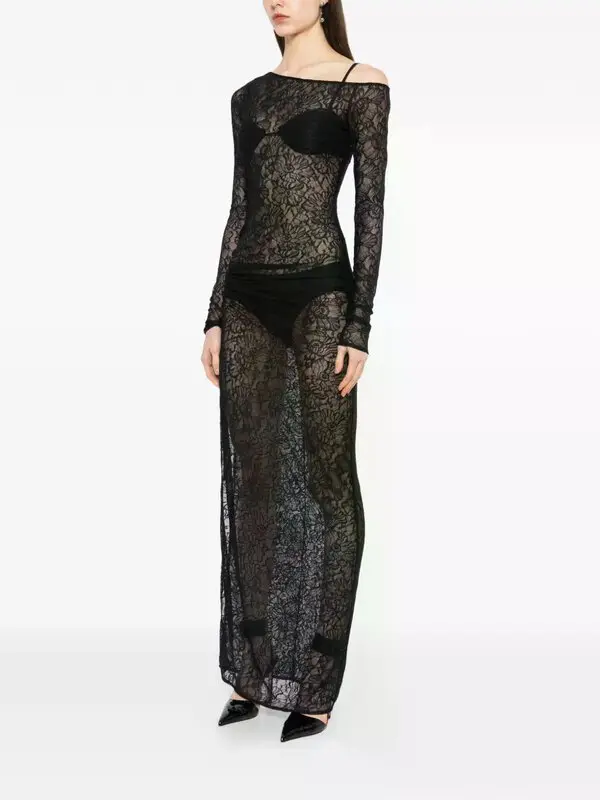 Kiki De Montparnasse Lace Long-sleeved Dress