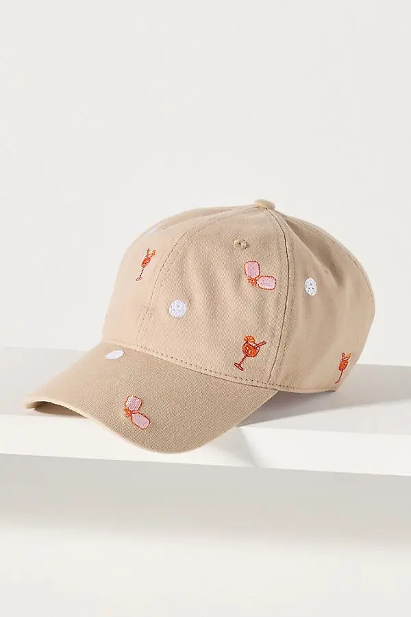 Anthropologie Scatter Icons Baseball Cap - Pickleball