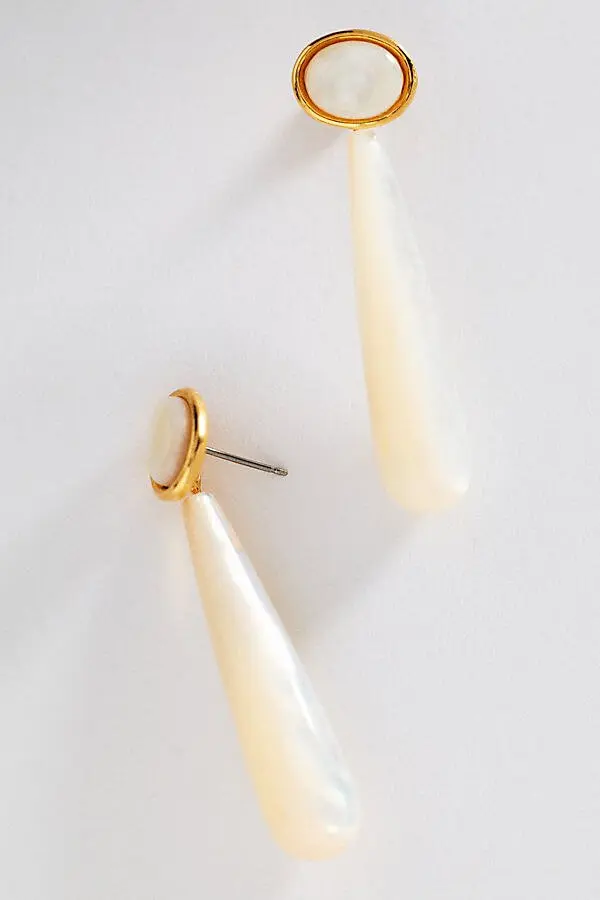 LELET NY Akala Drop Earrings - Mother Of Pearl