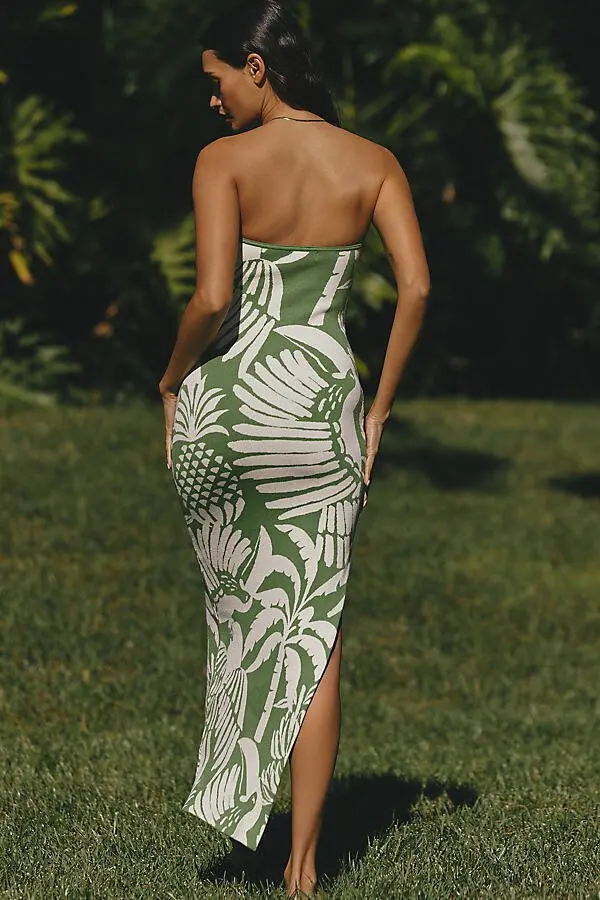 CELANDINE Knit Strapless Dress