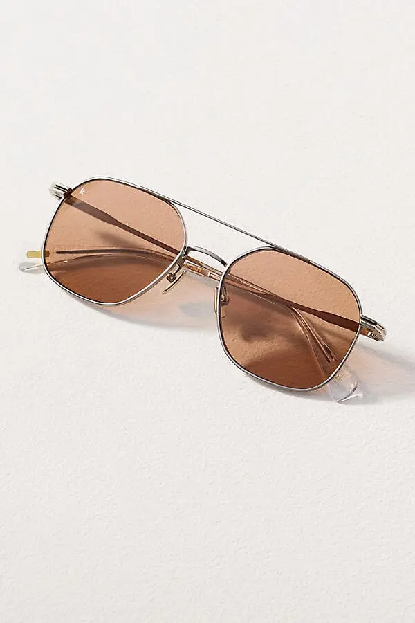 Raen Aviator Sunglasses - Gold & Silver