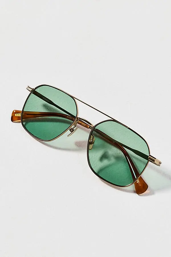 Raen Aviator Sunglasses - Green
