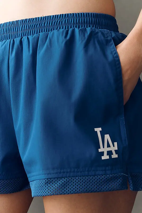 Mitchell & Ness Mlb Mesh Drawstring Shorts - Dodgers
