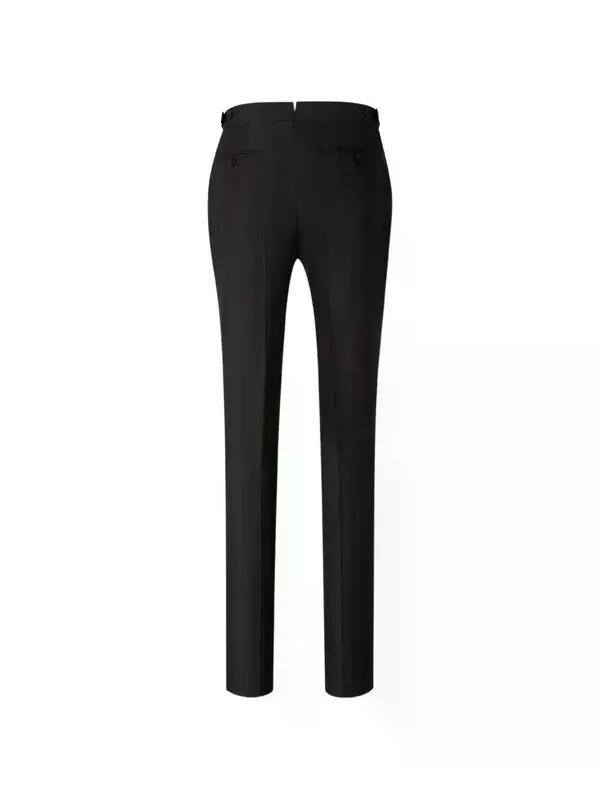 TOM FORD Tailored Silk Trousers - Black