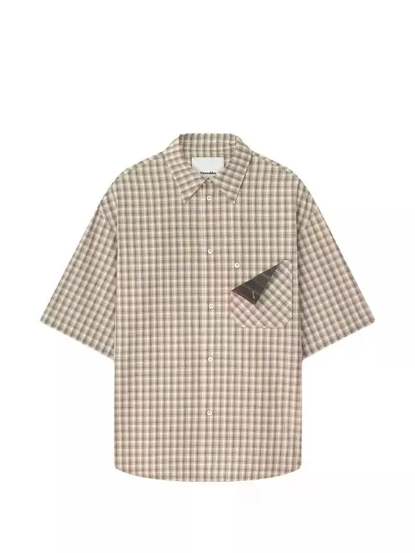 Nanushka Nahui Chest-pocket Checked Shirt