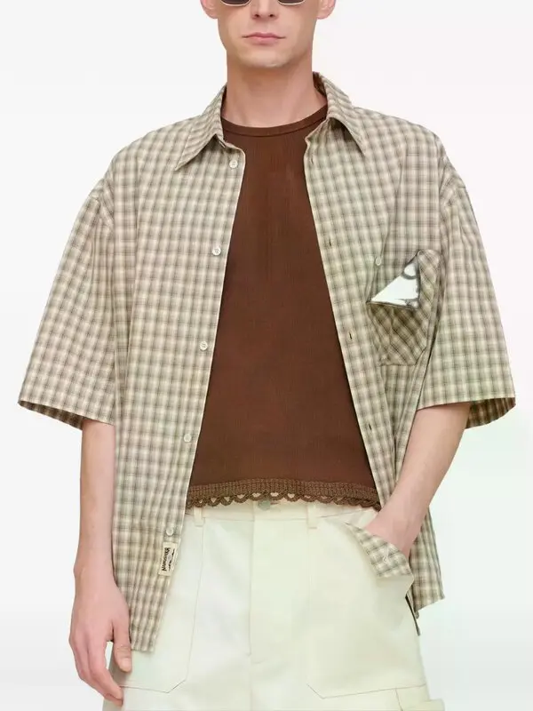 Nanushka Nahui Chest-pocket Checked Shirt