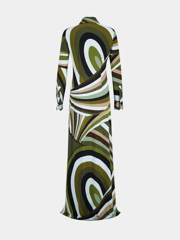 Emilio Pucci Iride Print Chemisier Dress - Multicolour