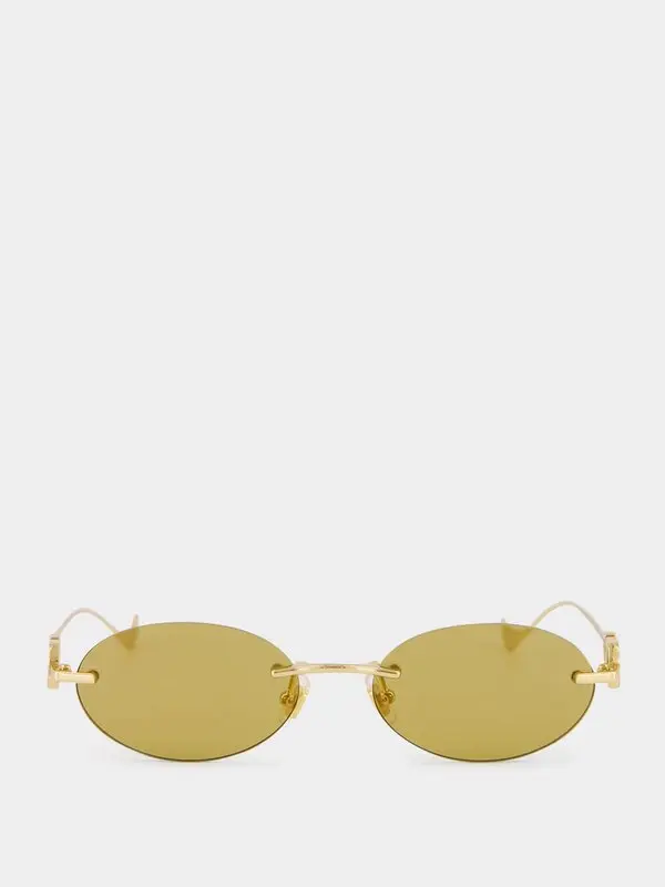 Valentino Garavani Bejewelled Metal Sunglasses - Multicolour