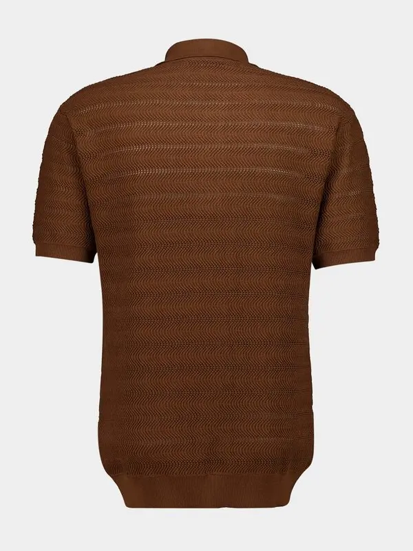 Frescobol Carioca Vidal Cotton Jacquard Polo