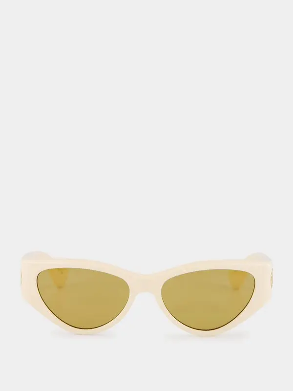 Valentino Garavani Vain Light Bio Inject Sunglasses - Cream