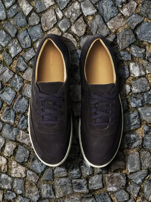 Frescobol Carioca Lapa Suede Sneakers - Blue