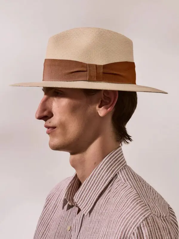 Frescobol Carioca Rafael Panama Hat - Brown