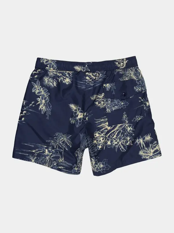 Moncler Floral Print Swim Shorts