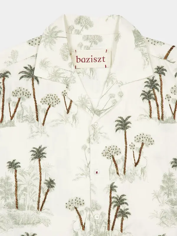 BAZISZT White Rico Shirt - Multicolour
