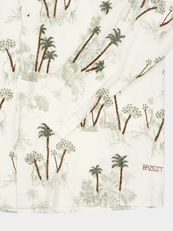 BAZISZT White Rico Shirt - Multicolour