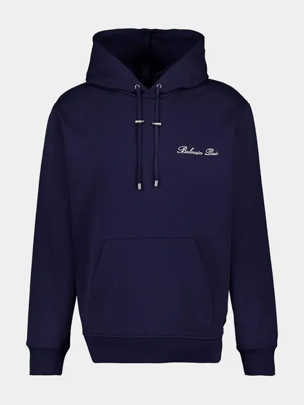 Balmain Signature Marine Sweatshirt - Blue