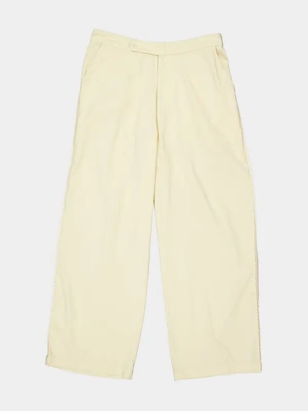 BAZISZT Corniche Straight-leg Pants - Beige