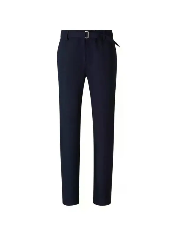 Canali Belted Trousers - Blue