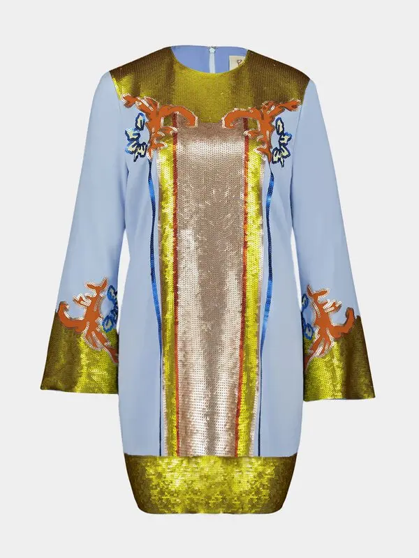 PAULA Hydra A-line Mini Dress - Multicolour