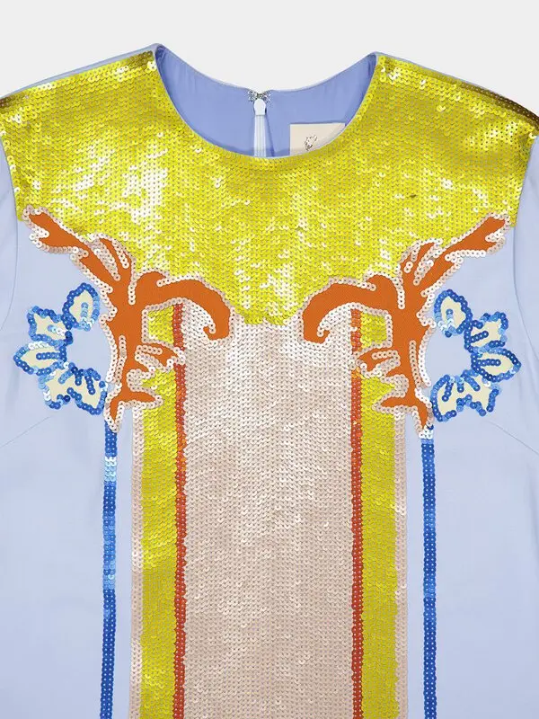 PAULA Hydra A-line Mini Dress - Multicolour