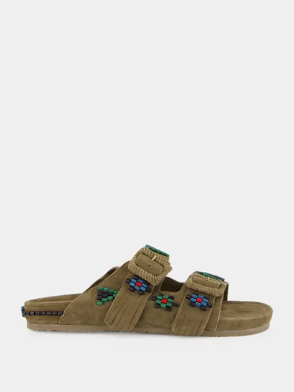 BAZISZT Sambla Suede Sandals