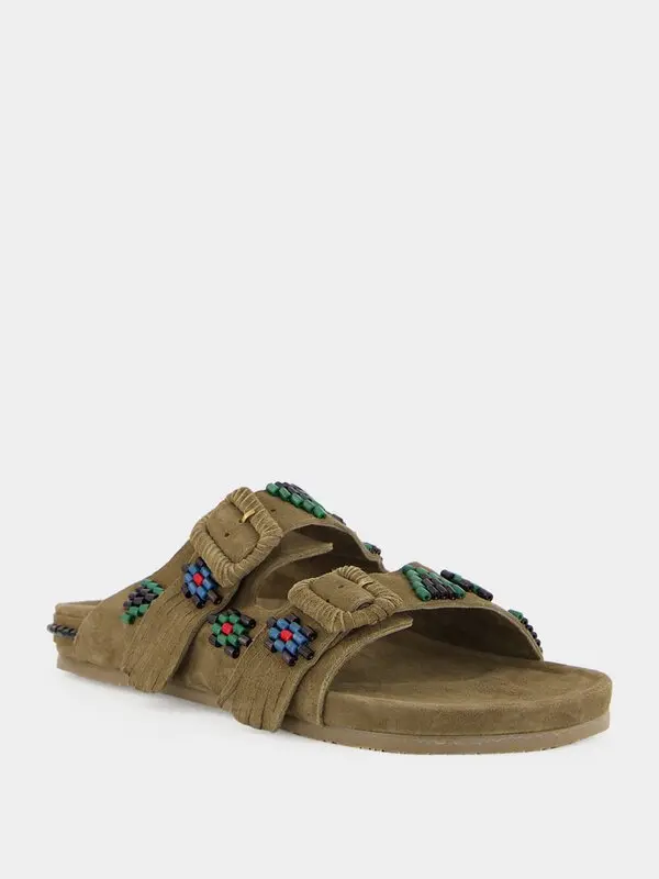 BAZISZT Sambla Suede Sandals