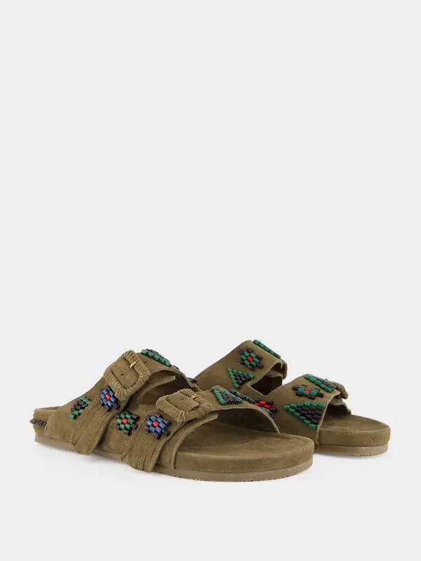 BAZISZT Sambla Suede Sandals