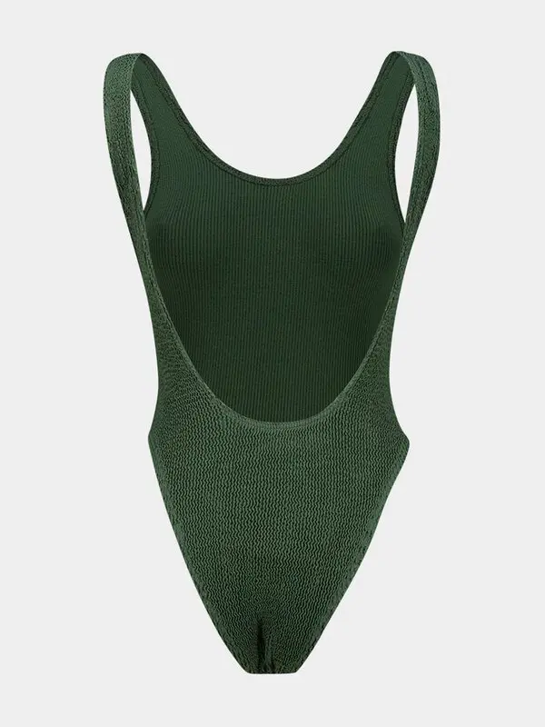 Bond Eye Crinkle Maxam One-piece Swimsuit - Green