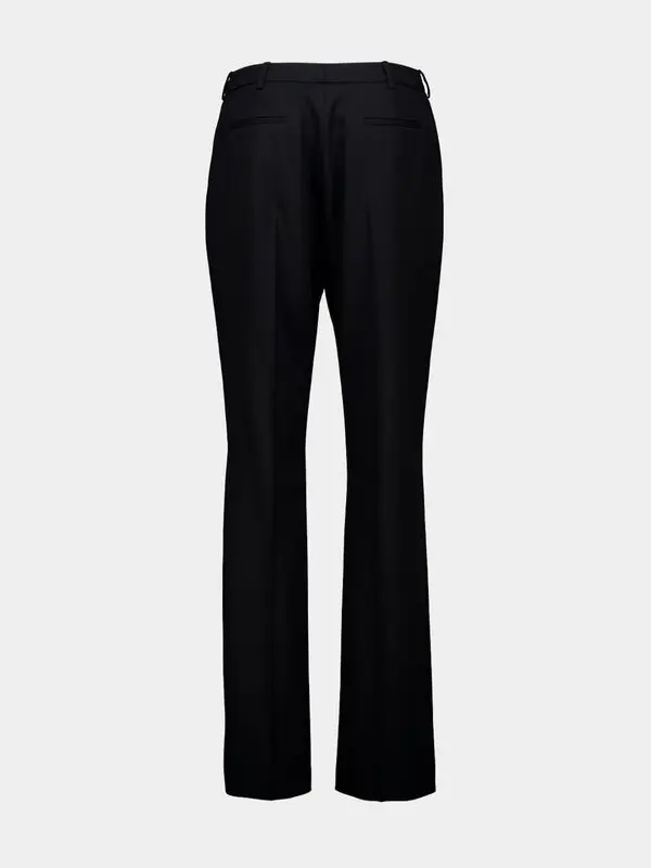 Balenciaga Slim Tailored Wool Pants - Black