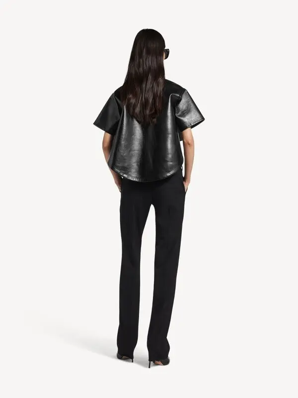 Balenciaga Slim Tailored Wool Pants - Black
