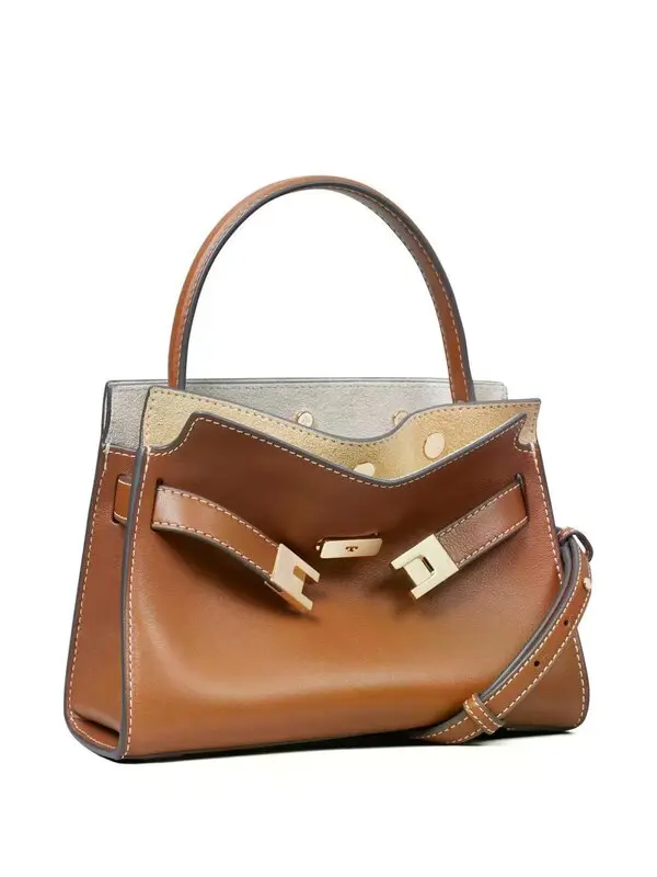 Tory Burch Petite Lee Radziwill Double Bag - Brown