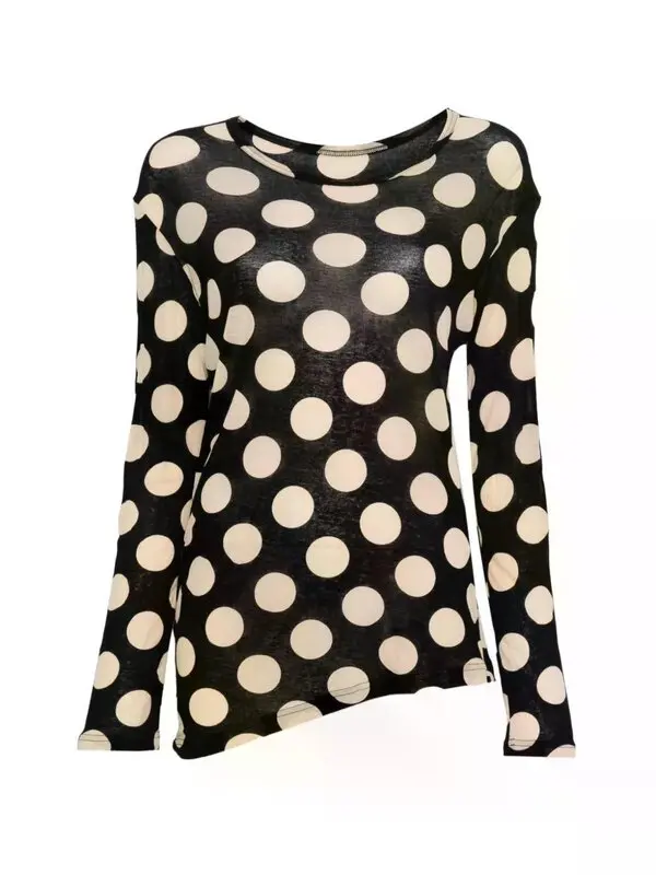 Y’s Polka Dot Long-sleeve Top