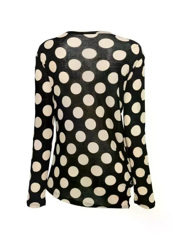 Y’s Polka Dot Long-sleeve Top