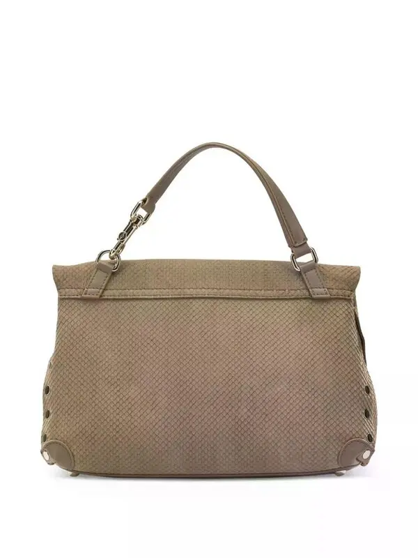 ZANELLATO Mini Potina Snakeskin-effect Studded Tote Bag
