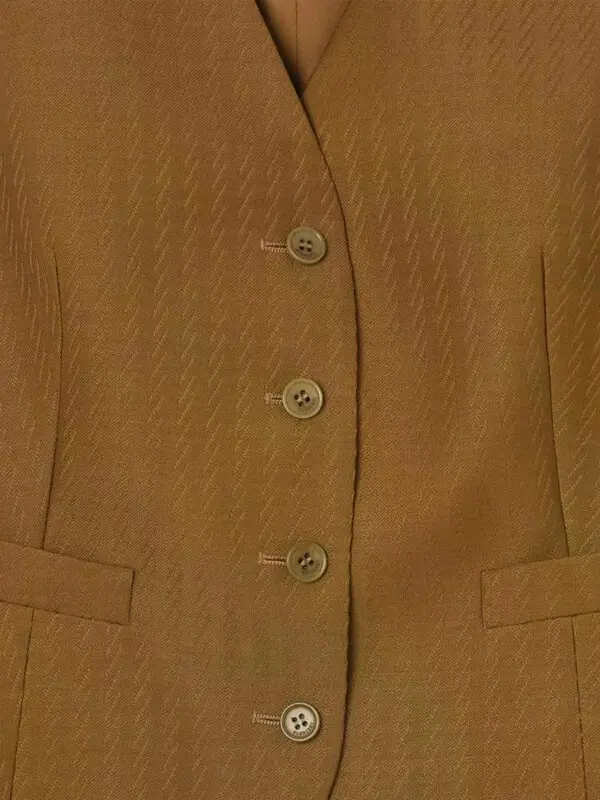 Burberry Wool Mohair Waistcoat