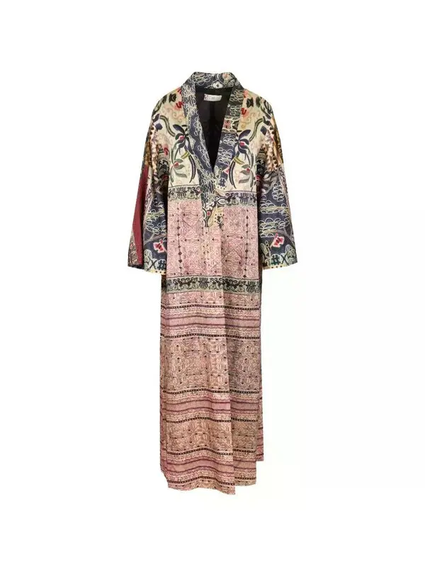 HUI HUI Printed Wide-sleeve Kimono