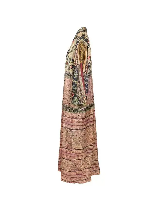 HUI HUI Printed Wide-sleeve Kimono