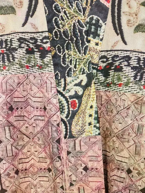 HUI HUI Printed Wide-sleeve Kimono