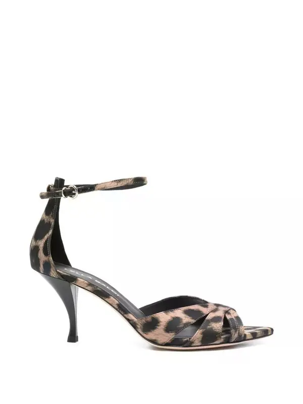 LELLA BALDI Leopard-print Sandals