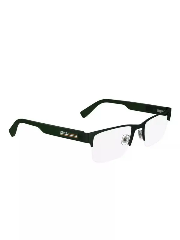 Lacoste Rectangle-frame Glasses - Green