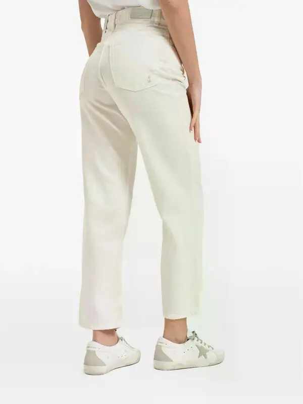 ICON DENIM LOS ANGELES Cropped Five-pocket Jeans