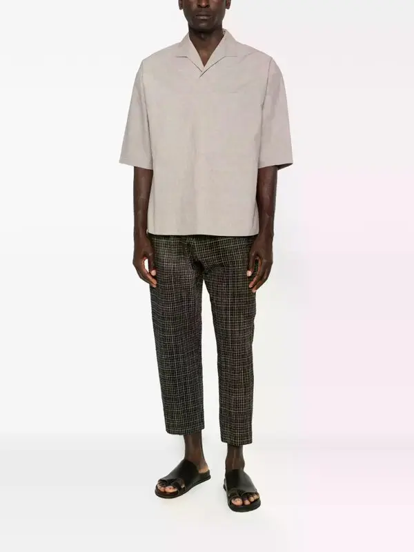 INDIVIDUAL SENTIMENTS Plaid Trousers