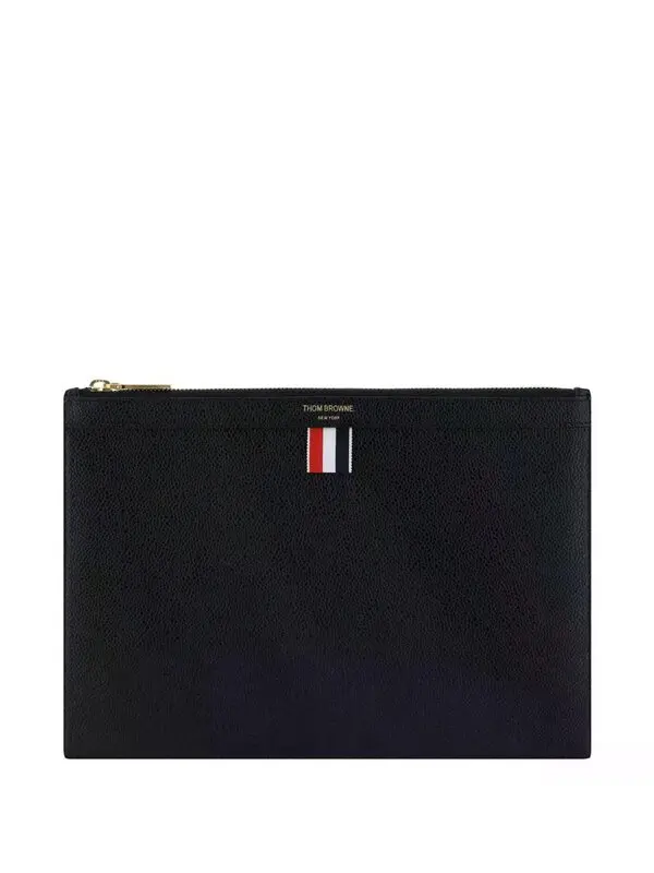 Thom Browne Leather Clutch - Black